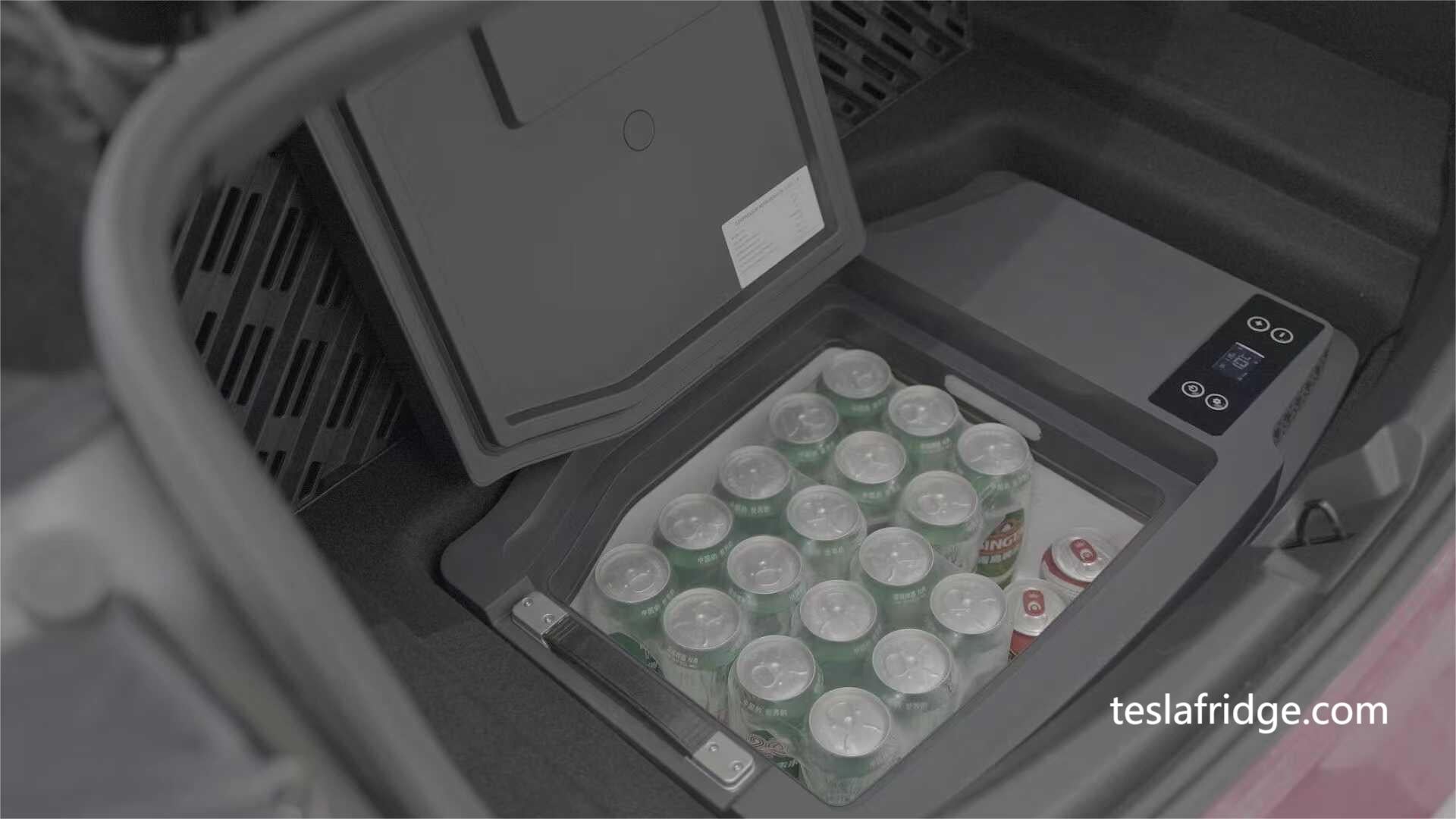 This Hidden Fridge for you Tesla Model 3 trunk into a mobile cooler ...
