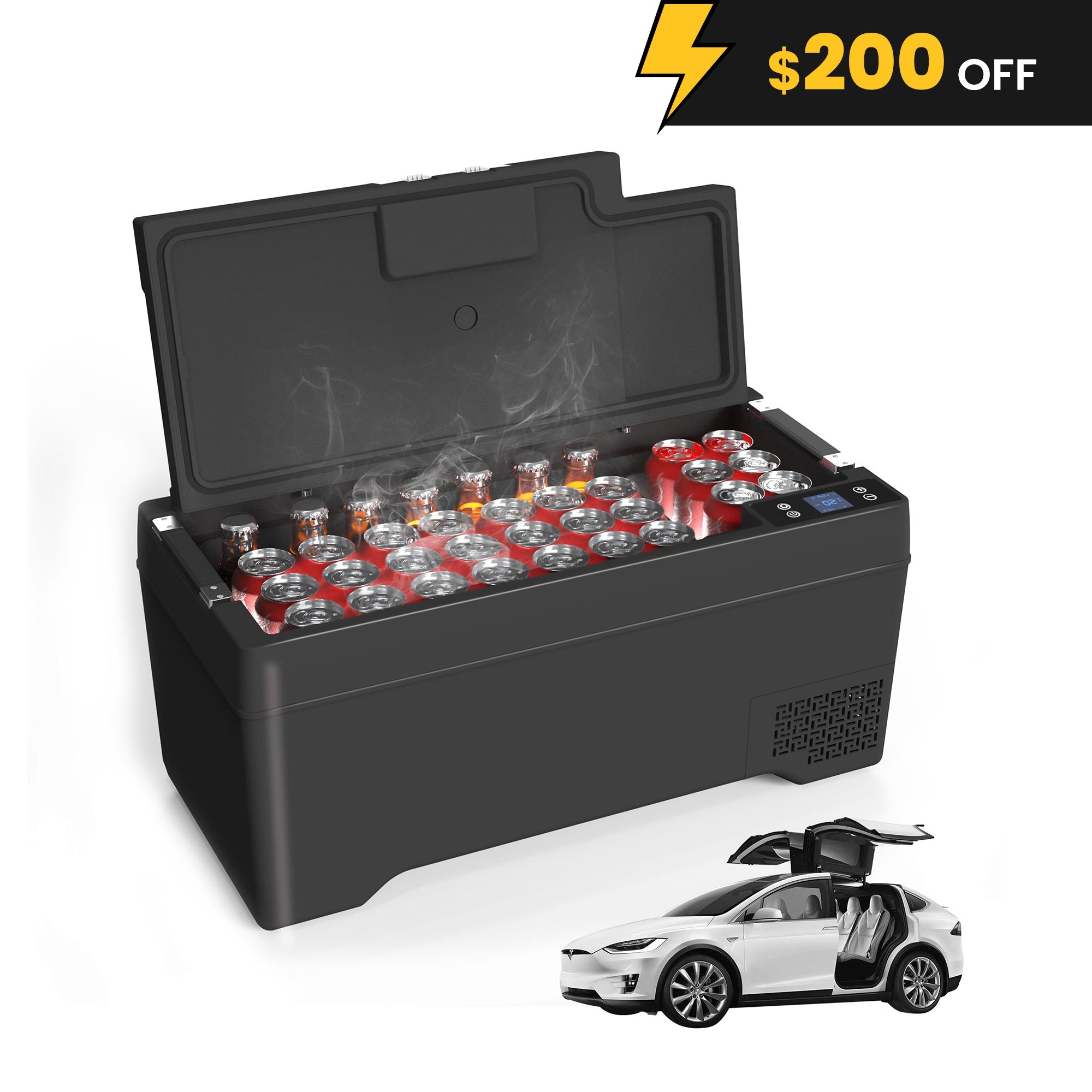 Tesla Fridge - 40L Refrigerator/Freezer for Model X Sub Trunk ...