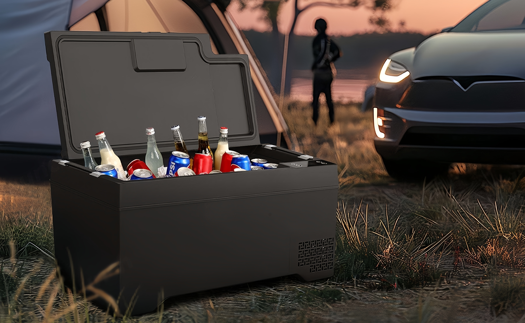 Tesla Fridge - 40L Refrigerator/Freezer for Model X Sub Trunk ...