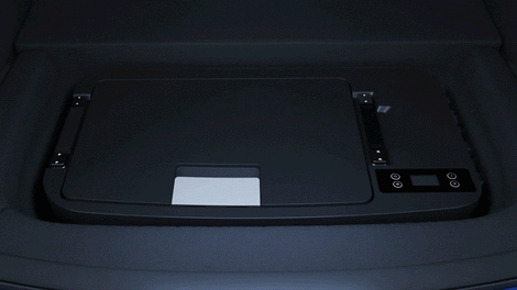 The Tesla Fridge - 35L Portable Freezer for Model Y Sub Trunk ...
